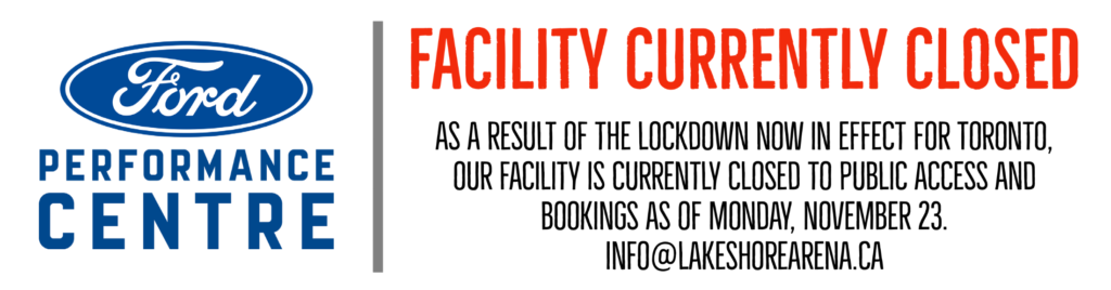 FACILITY-CLOSURE-BANNER-UPDATE - Ford Performance Centre
