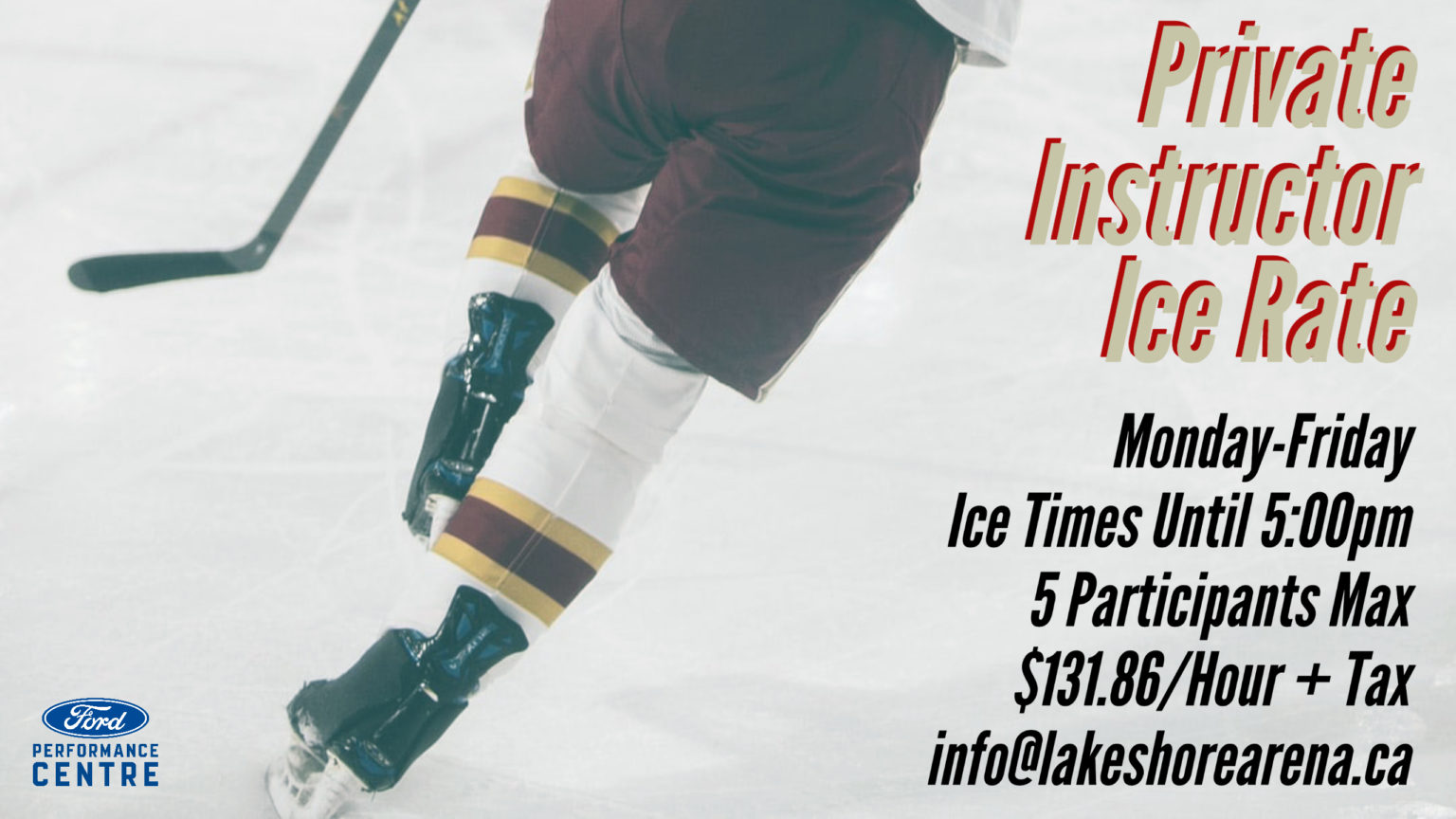 Private Instructor Ice: November 11, 2020 - Ford Performance Centre